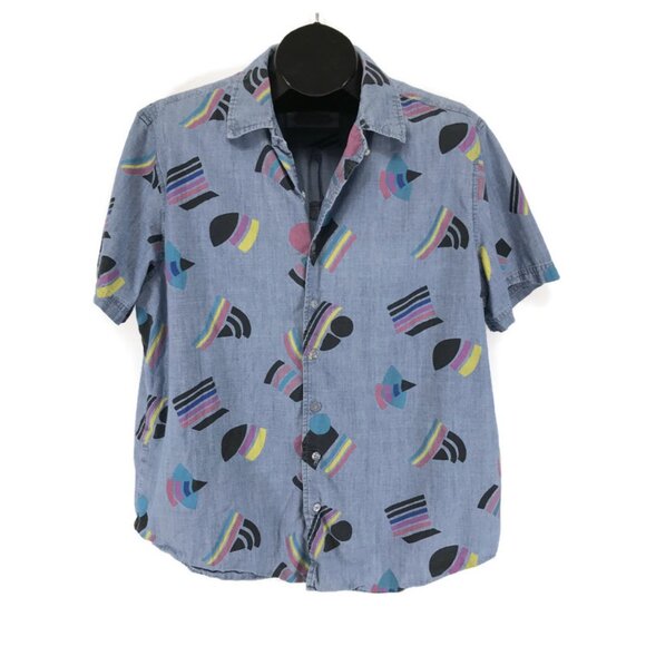 Target | Tops | Target Pride Button Down Shirt Unisex Xxl Chambray Flag ...